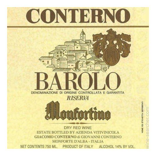 Giacomo Conterno Monfortino 2019 - Asset Wines